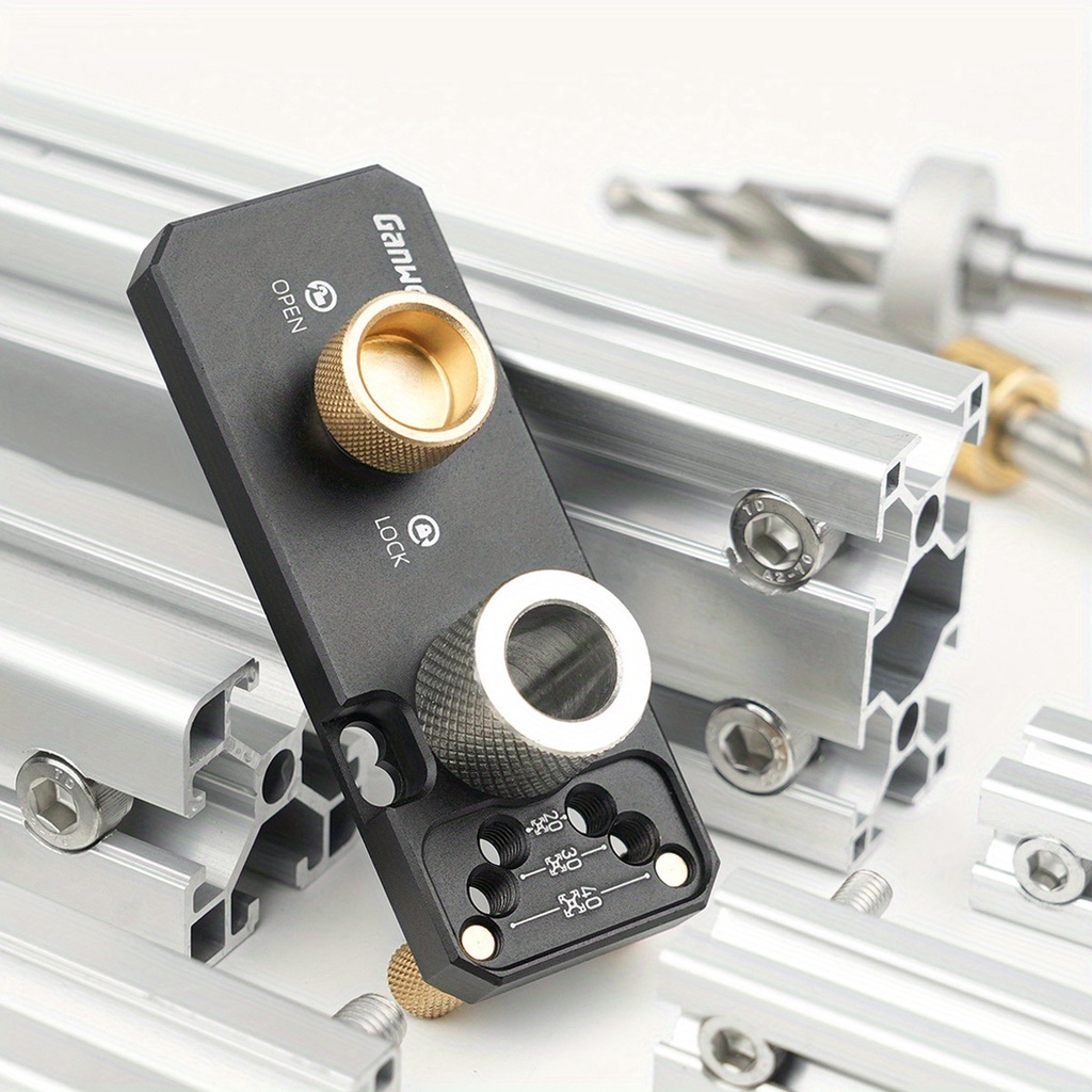 Jual Aluminum Profile Track Drill Guide with Sliders and M10 ...