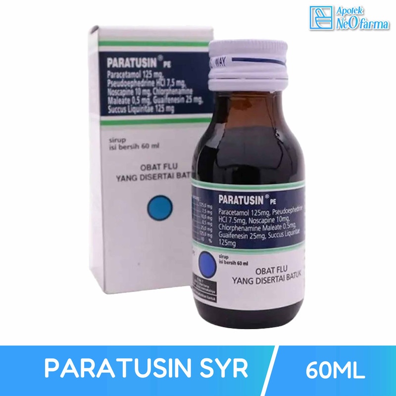Jual PARATUSIN SYR 60 ML | Shopee Indonesia
