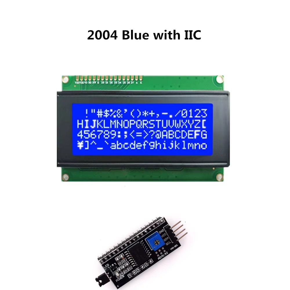 Jual LCD2004 I2C 2004 20x4 2004A Blue/Green Screen SPLC780D AIP31066 ...