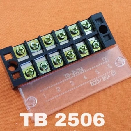 Jual TERMINAL BLOCK TB 2506 ( 25A 6Pole) Terminal Blok 6P 25A | Shopee Indonesia