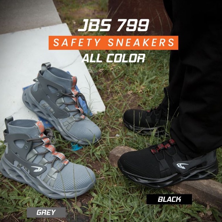 Jual Promo !!! Sepatu Safety Sneakers Jbs 799 Ujung Besi Anti Tusukan ...