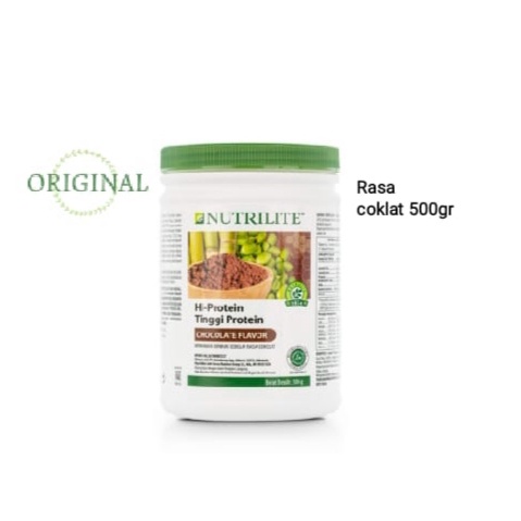 Jual Nutrilite Hi protein Coklat / chocolate 500gr Amway Original exp 2026 produk nutrilite ...
