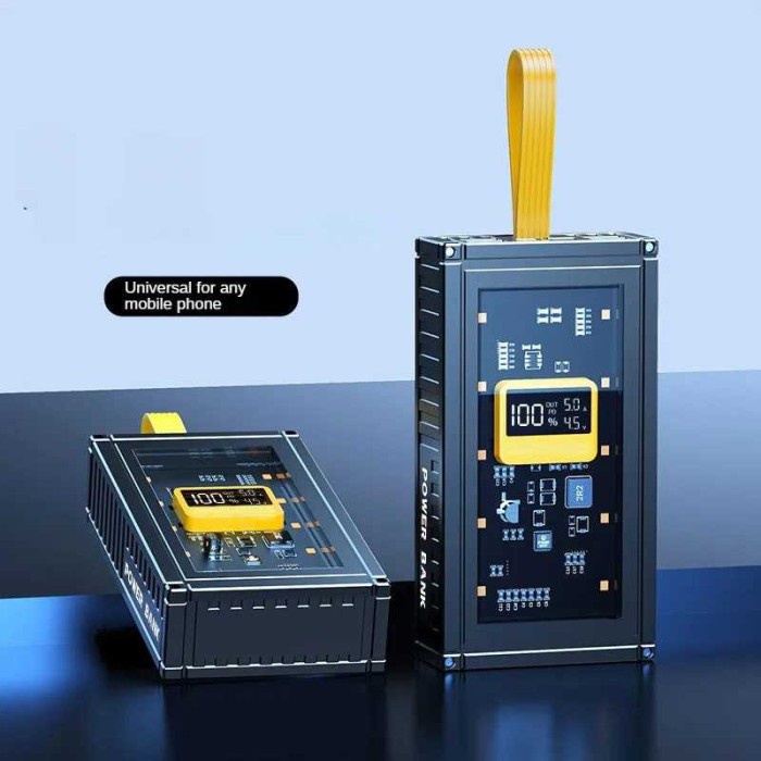 Jual Promo Power Bank 20000Mah Transparent Mecha - Fast Charging Dengan ...