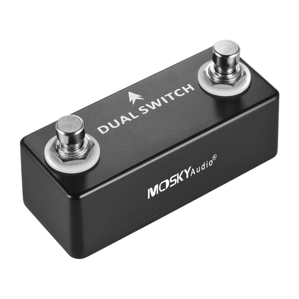 Jual MOSKY DUAL SWITCH pedal Dual Footswitch Foot Switch Pedal Guitar Effect Pedal Guitar ...