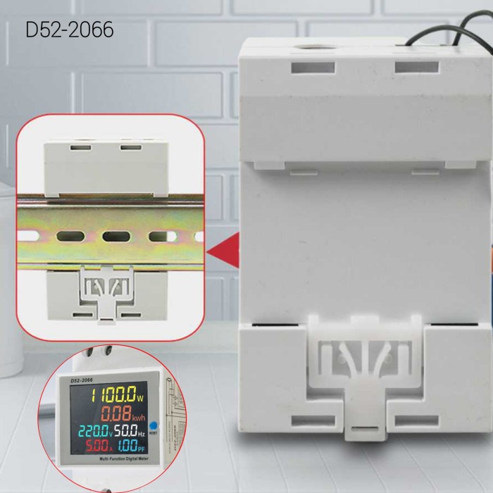 Jual TOP METERAN BOX SEKRING PENGUKUR AMPERE LISTRIK DIGITAL KWH METER 1 PHASE - | Shopee Indonesia