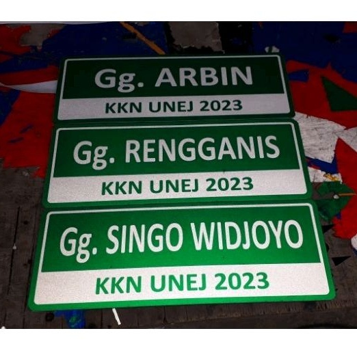 Jual Plang Nama Jalan ukuran 15X40 | Shopee Indonesia