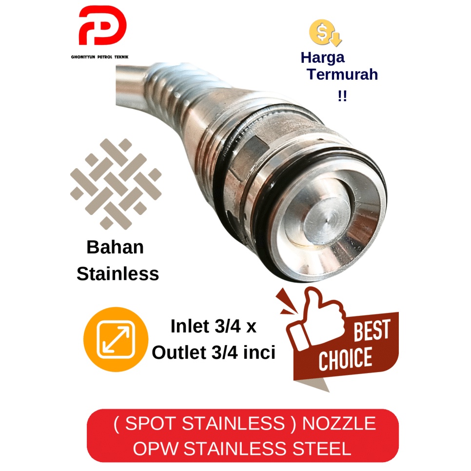 Jual UM1 SPOUT NOZZLE 3/4 INCH - SPOT NOZZLE 3/4 INCH SPBU PERTAMINA ...