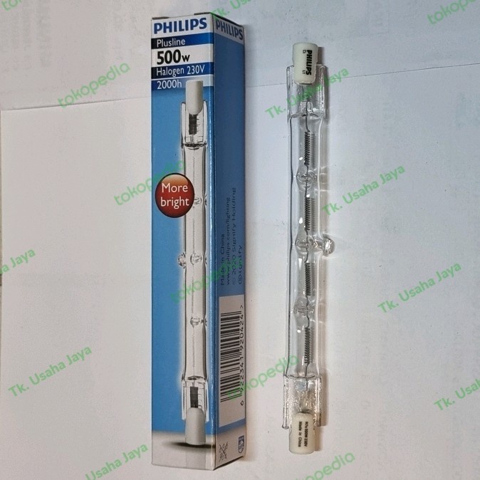 Jual Lampu Halogen Philips 500 Watt 500W Plusline | Shopee Indonesia