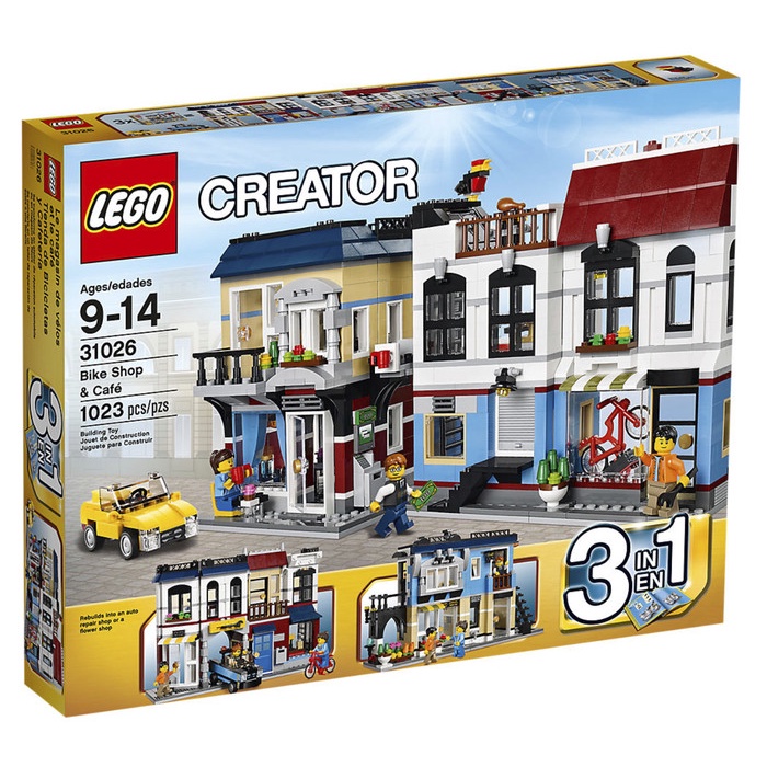 Jual LEGO CREATOR 31026 - Bike Shop & Cafe | Shopee Indonesia