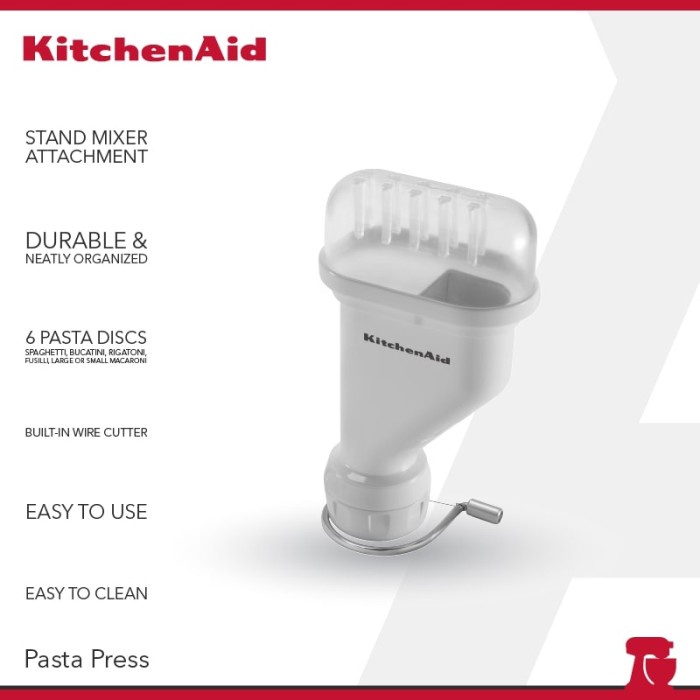 Jual JAYAmart- KitchenAid Attachment Pasta Shape Press - KPEXTA ...