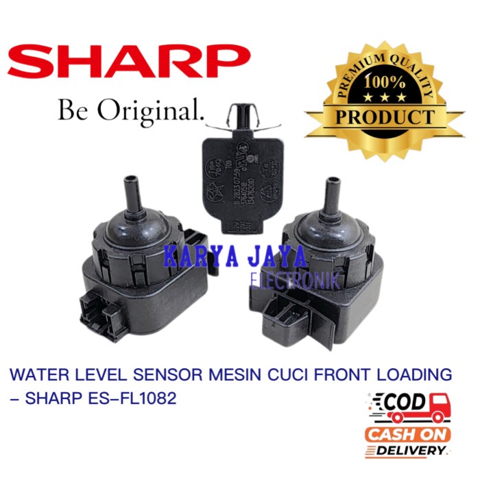 Jual Water Level Sensor Mesin Cuci Sharp Front Loading ES-FL1082 Hitam ...