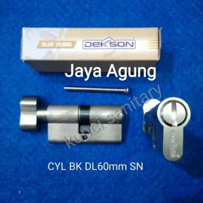 Jual Silinder Kunci Pintu Wc Cylinder Dekson Cyl Bk Dl 60Mm Sn Dekson | Shopee Indonesia