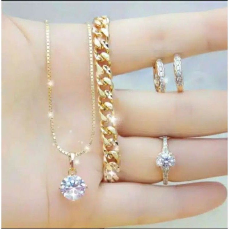 Jual accDKI- 1 Set 4in1 perhiasan dewasa pertama satu cantik | Shopee ...