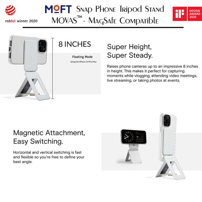 Jual MOFT Snap Phone Tri Stand MOVAS MagSafe Compatible | Shopee Indonesia