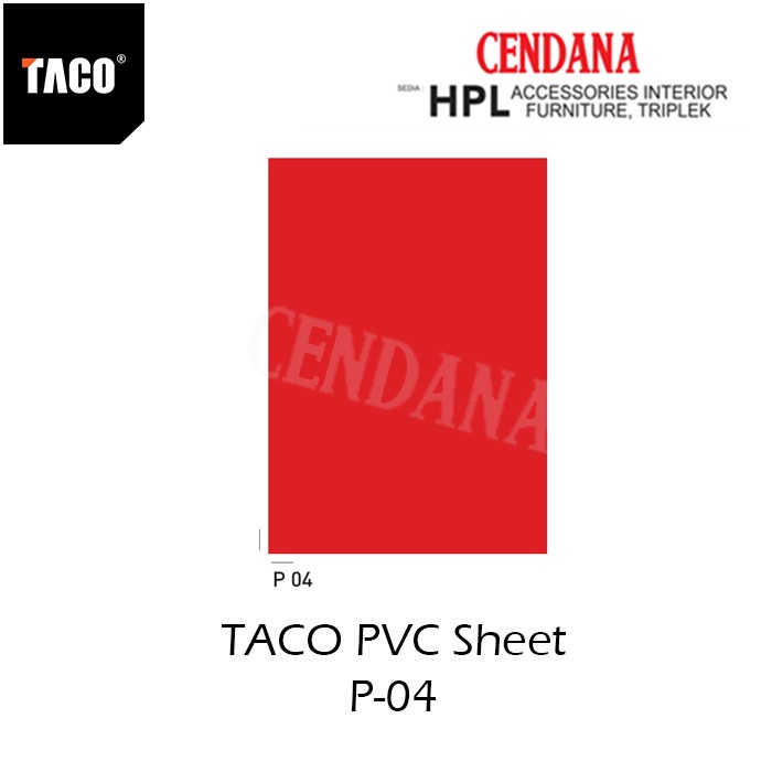 Jual TACO PVC Sheet P-04 (Merah Kulit Jeruk) | Shopee Indonesia