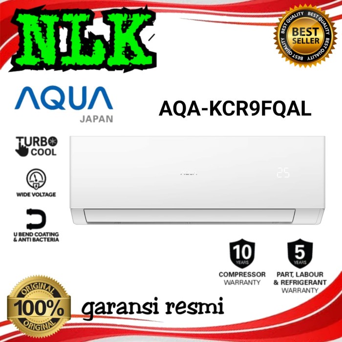 Jual AC AQUA JAPAN AQA-KCR9FQAL unit only AC Aqua 1 pk garansi resmi | Shopee Indonesia