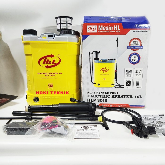 Jual Alat Semprot Hama Sprayer Elektrik 2 in 1 H&L | Shopee Indonesia