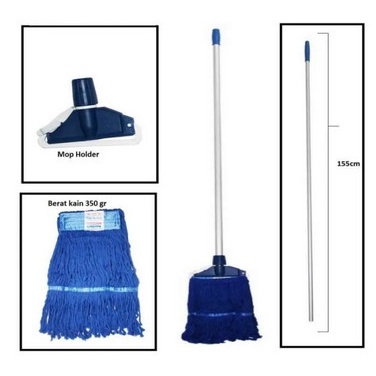 Jual Mop Set Pel Lantai Komplit Putih, Merah, Biru, Kuning | Shopee ...
