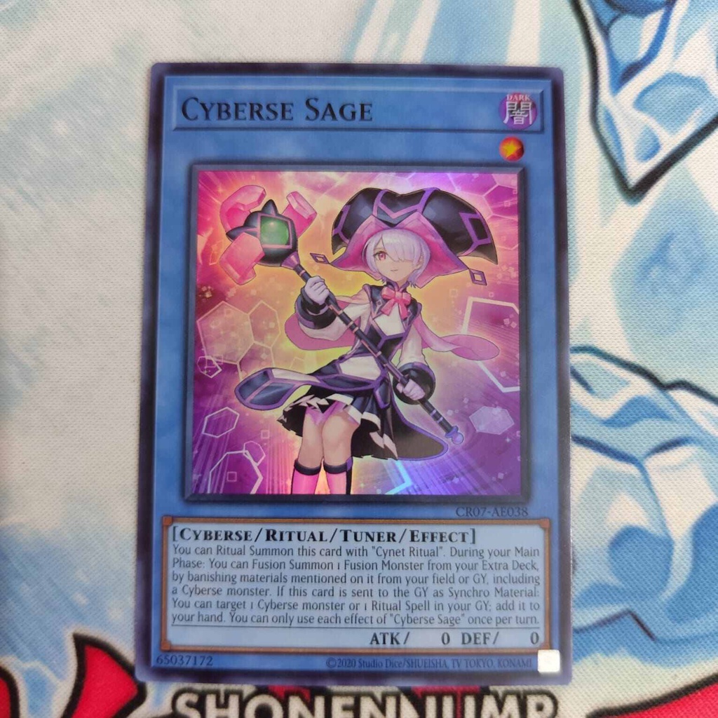 Jual yugioh AE cyberse sage CR07-AE038 SR original | Shopee Indonesia