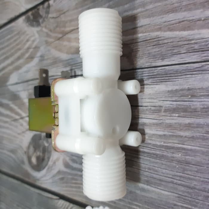 Jual Infinity Tekno - Electric Water Selenoid Valve 12V Dc Nc 1/2" Air Water Control Switch ...
