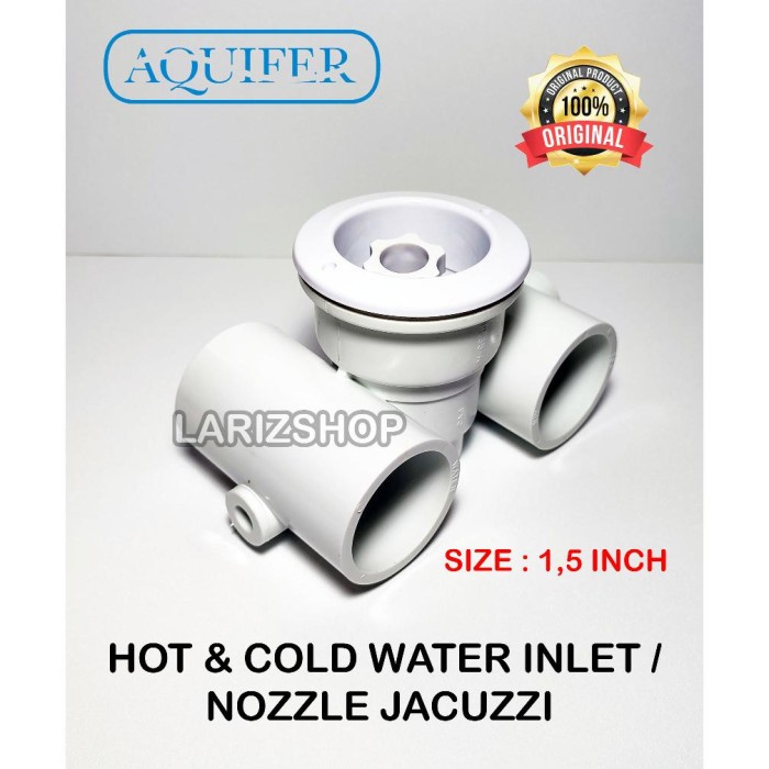 Jual Hot Cold Water Inlet AQUIFER ORIGINAL / Nosel Jacuzzi / Nozzle ...