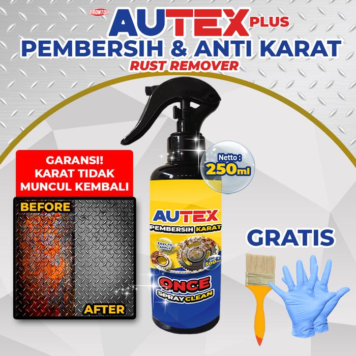 Jual Autex Plus 250Ml Pembersih Karat Besi Penghilang Karat Logam Pembersih Blok Mesin Motor Car ...