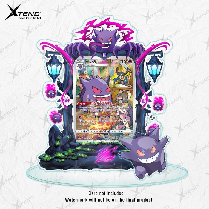 Jual Standee Frame Gengar Kartu Pokemon Tcg Original | Shopee Indonesia