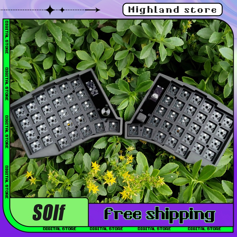 Jual Sofle Keyboard Kit Bluetooth Dual Mode Zmk Split Corn Scheme ...