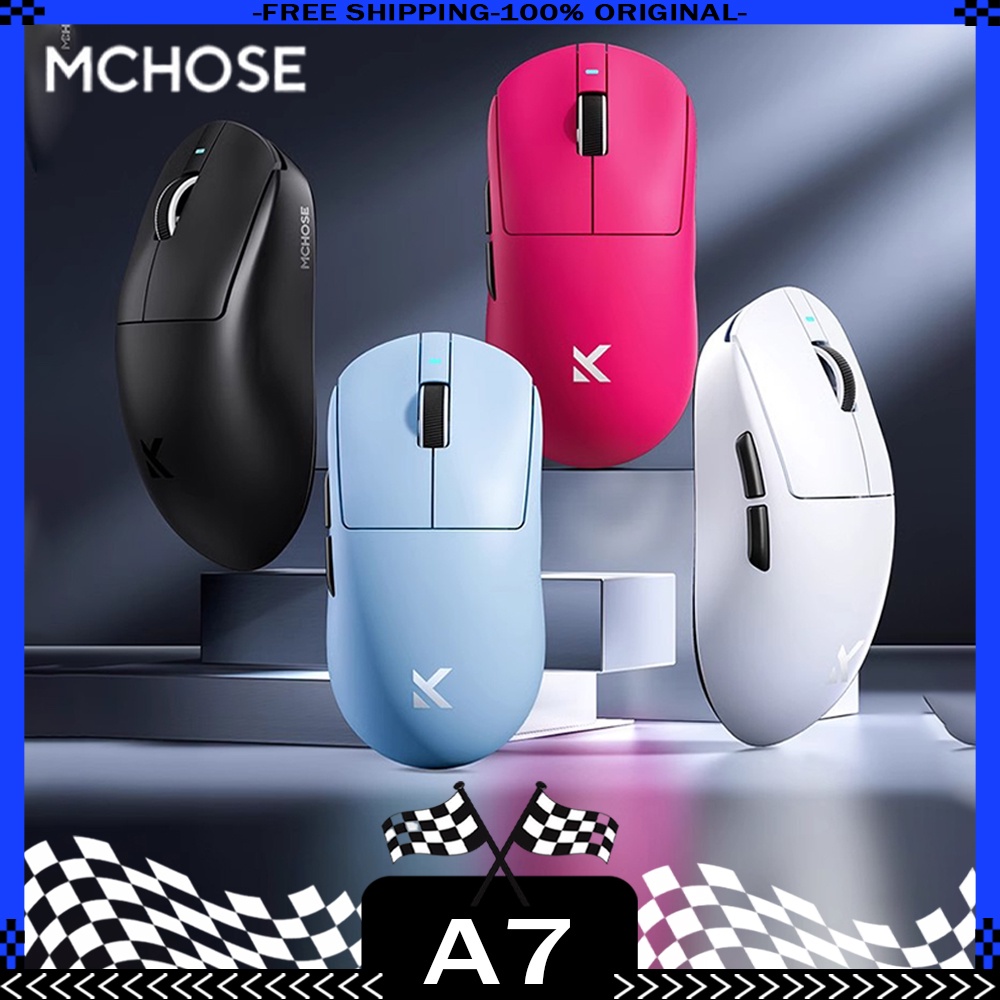 Jual Mchose A7 Pro Ultra Gaming Mouse Three Mode Bluetooth Wireless ...