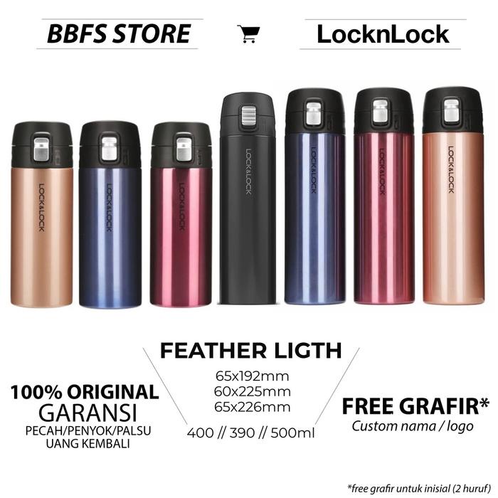 Jual ada- Lock n Lock New Feather Light Vacuum Tumbler 500ml | Shopee ...