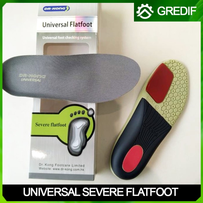 Jual DR KONG Insole Universal Severe Flat foot Orthopedic - Sol Sepatu ...