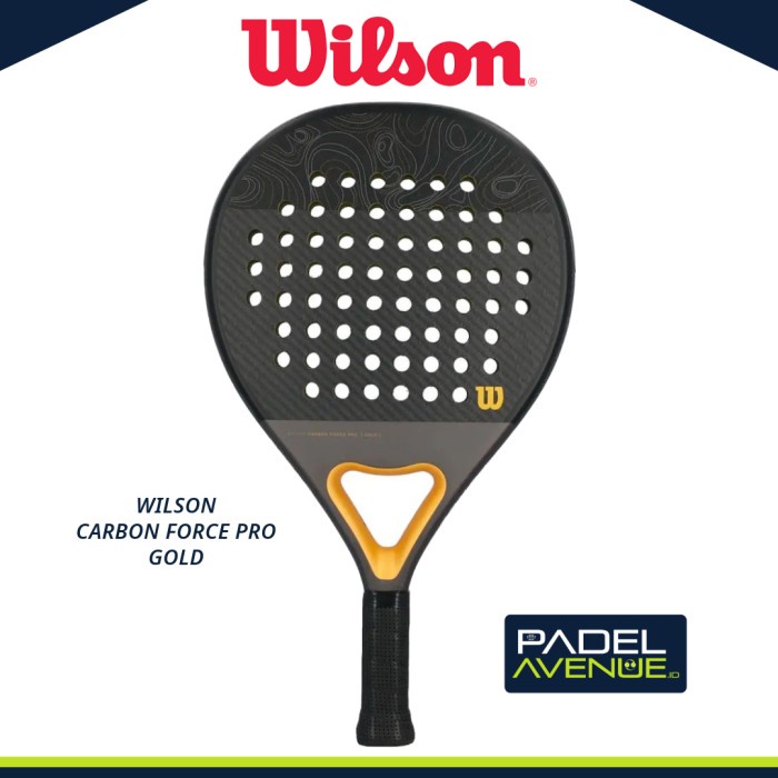 Jual WILSON CARBON FORCE PRO GOLD PADEL RACKET RAKET | Shopee Indonesia