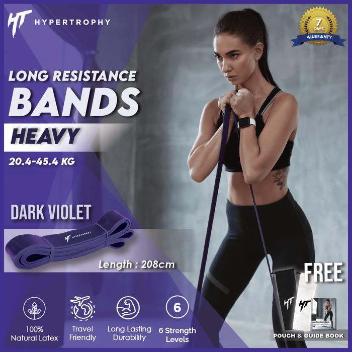 Jual Alat Fitness Resistance / Power Band - (45-100 pounds / 20.4-45.4kg) | Shopee Indonesia
