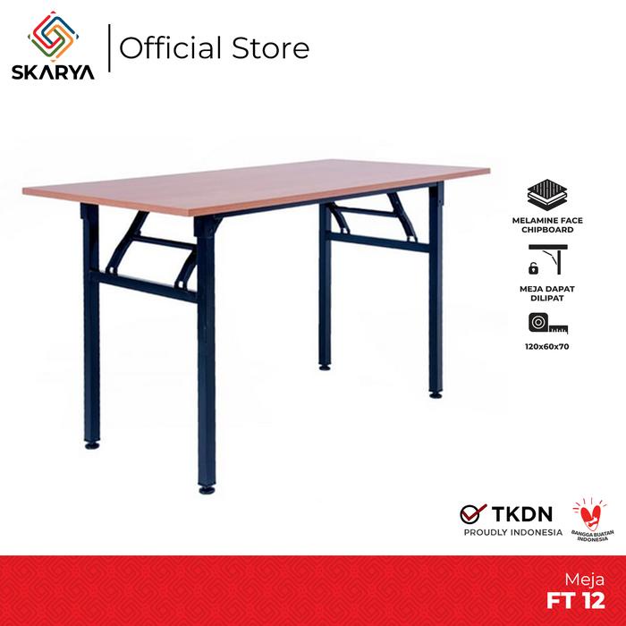 Jual Meja Lipat Meja Laptop Meja Belajar Meja Training FT12 Baru ...