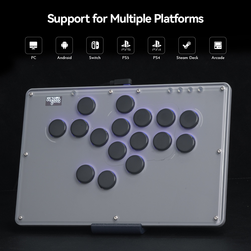 Jual Haute42 V16 Joystick Hitbox Leverless Controller Hitbox Fightstick ...