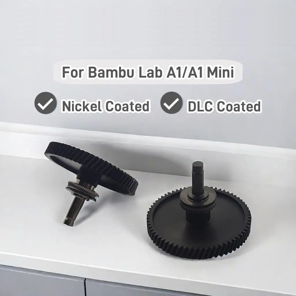 Jual New A1 Mini Extruder Gear Assembly CNC POM Nanocoated Hardened ...