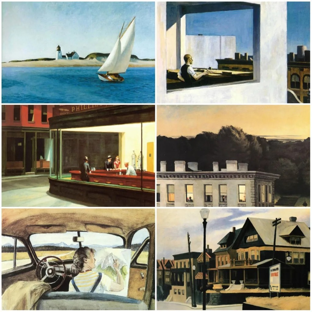 Jual Edward Hopper Wall Art Drawings Vintage Landscape Poster Travel ...