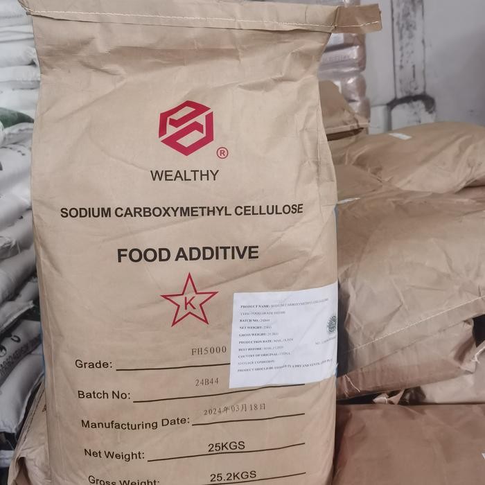 Jual Sodium Carboxymethyl Cellulose ex Wealthy 25 Kg / CMC Food Grade ...