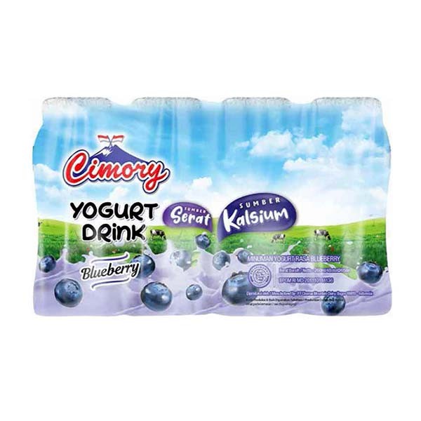 Jual CIMORY DRINK YOGURT BOTOL BLUEBERRY 4 PCS X 65ML | Shopee Indonesia
