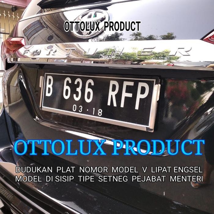 Jual New Tempat Plat Nomor. Model Sisip. Stainless | Shopee Indonesia