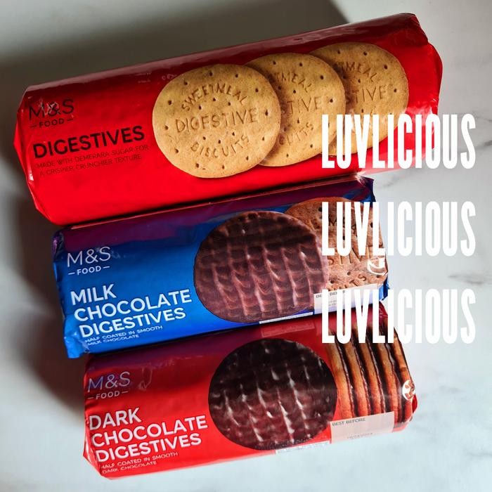 Jual M&S MARK MARKS AND SPENCER DIGESTIVE BISCUITS BISCUIT BISKUIT ...