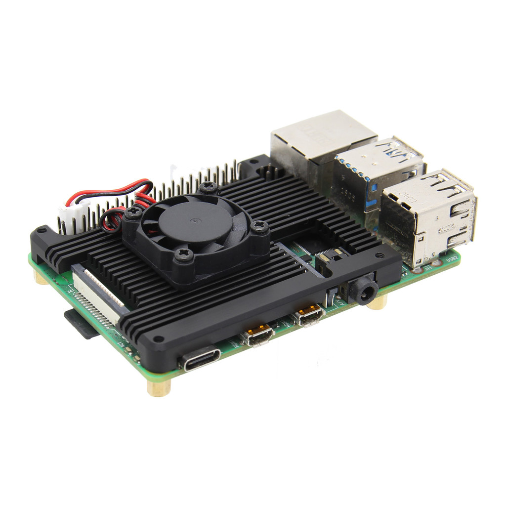 Jual NEW Geekbord P165-A Raspberry Pi 4 Aluminum Heatsink Cooler| Rpi Passive Radiator | Shopee ...