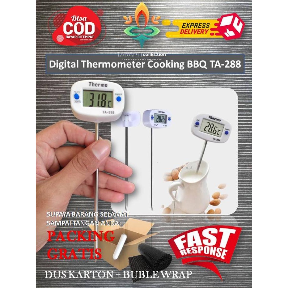 Jual DIGITAL KITCHEN THERMOMETER MASAKAN DAPUR FOOD COOKING SUSU KOPI ...