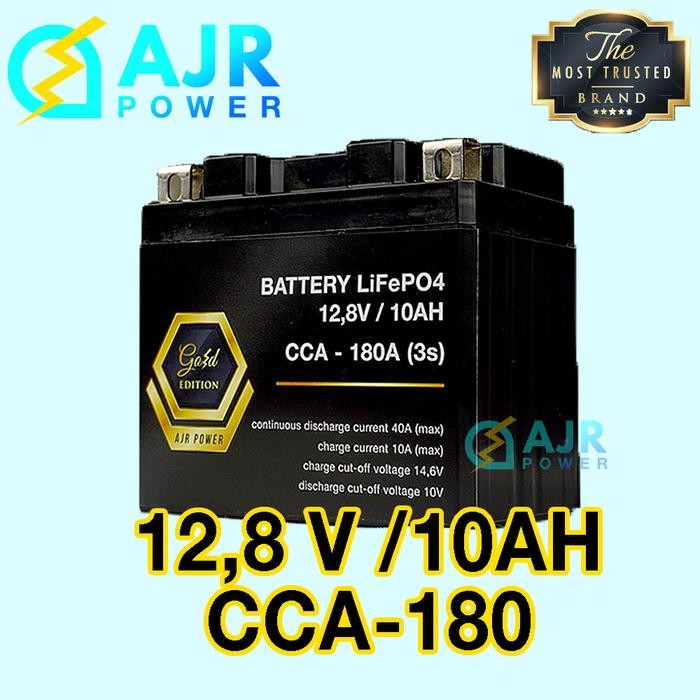 Jual Aki Accu Lithium Lifepo4 Gold Series 12V 10Ah Dgn Bms Starter Cca ...
