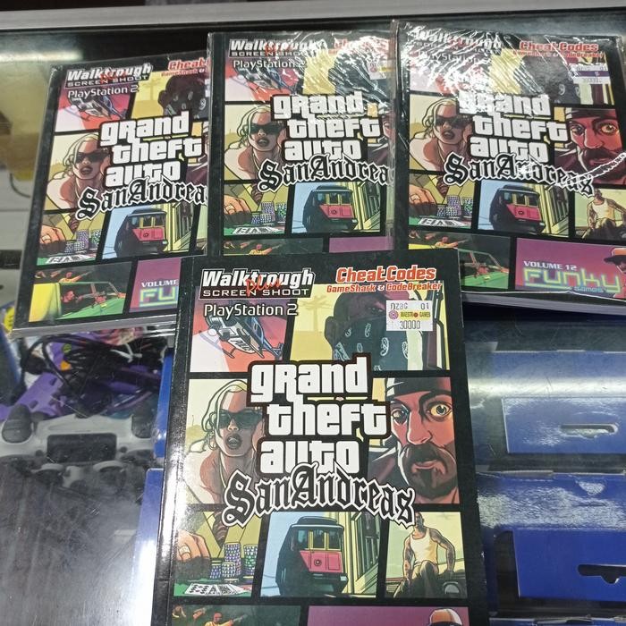 Jual BUKU CHEAT PS2 GTA San andreas buku panduan password Ptation 2 ...
