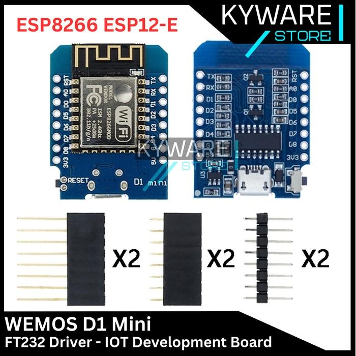 Jual SendToday- Wemos D1 Mini Esp8266 Nodemcu Wifi Iot Esp 8266 Develompent Board Esp-12 ...