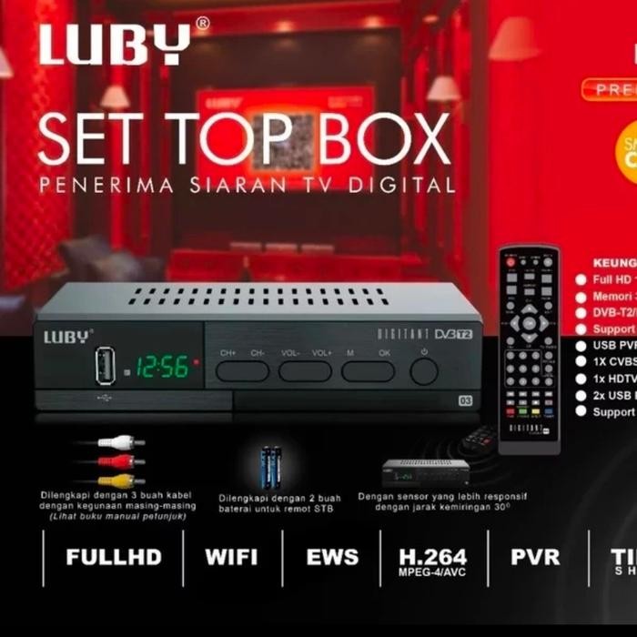 Jual SendToday- Set Top Box Tv Digital Luby Dvb T2 / Setup Box Tik Tok ...