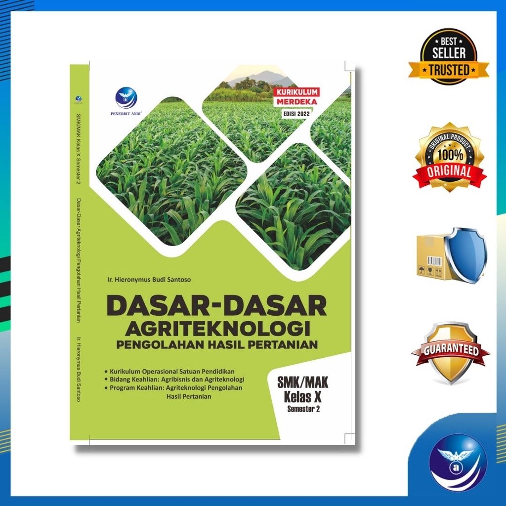 Jual Penerbit Andi - Buku Puske - Dasar-Dasar Agriteknologi Pengolahan ...
