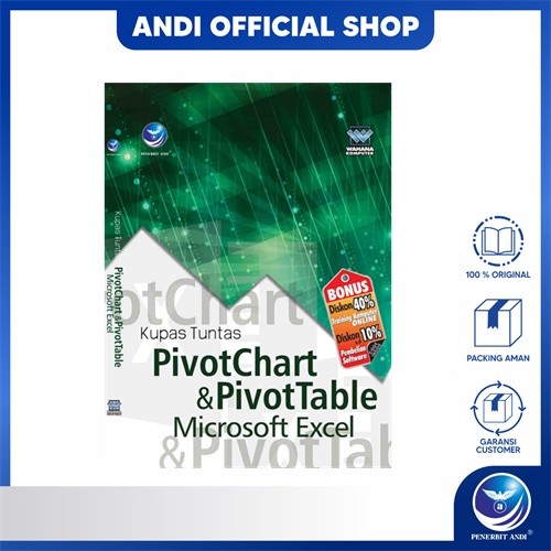 Jual Buku Kupas Tuntas PivotChart Dan PivotTable Microsoft Excel | Shopee Indonesia