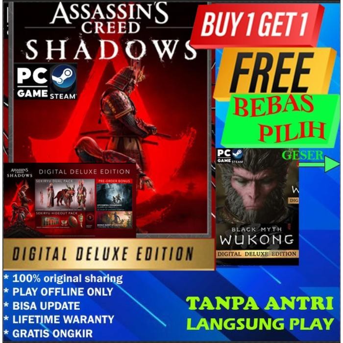Jual Assassin'S Creed Shadows - Digital Deluxe Edition Assassins Creed ...